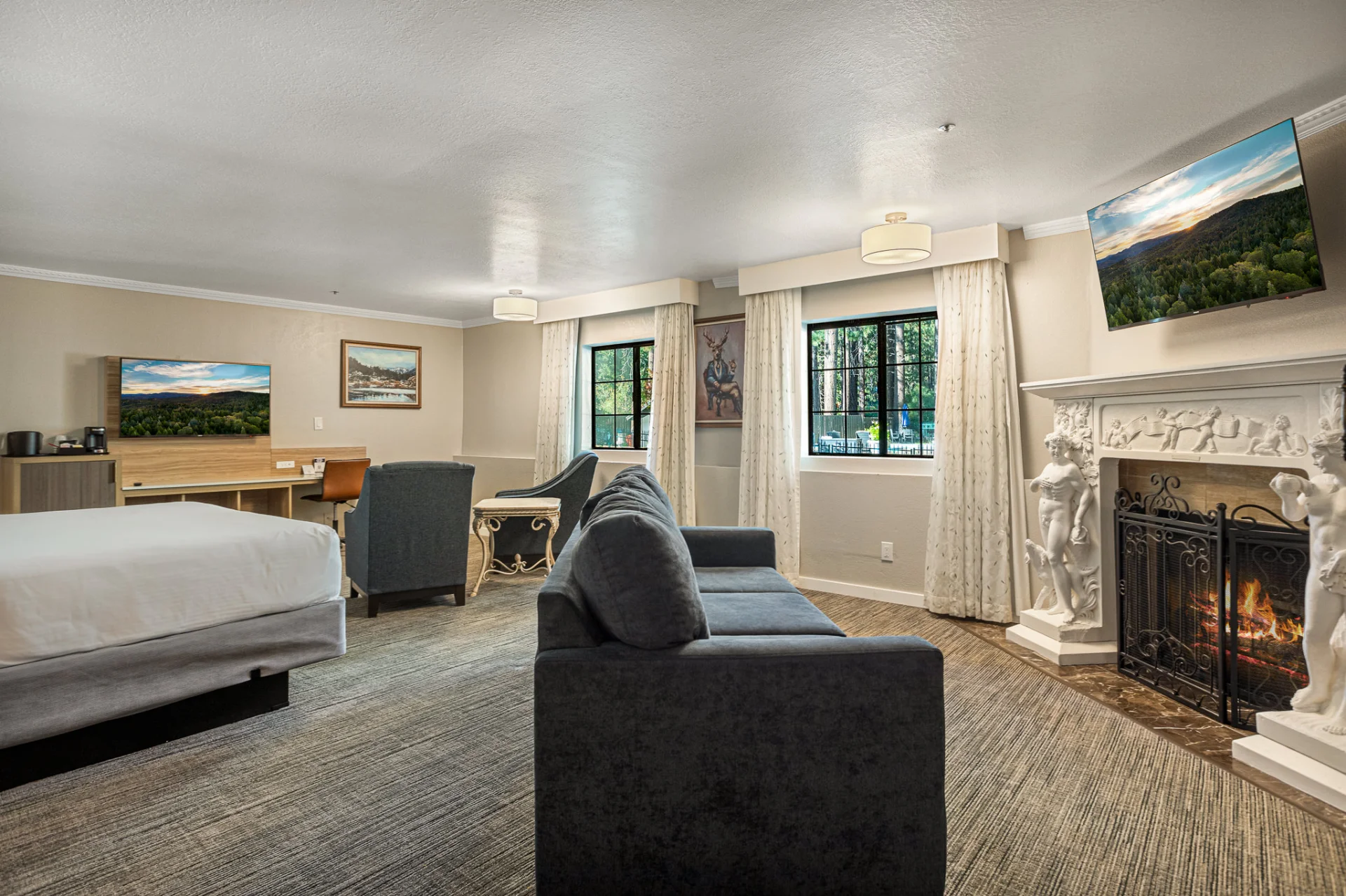 Luxurious Chateau-Inspired Big Bear Hotel Rooms